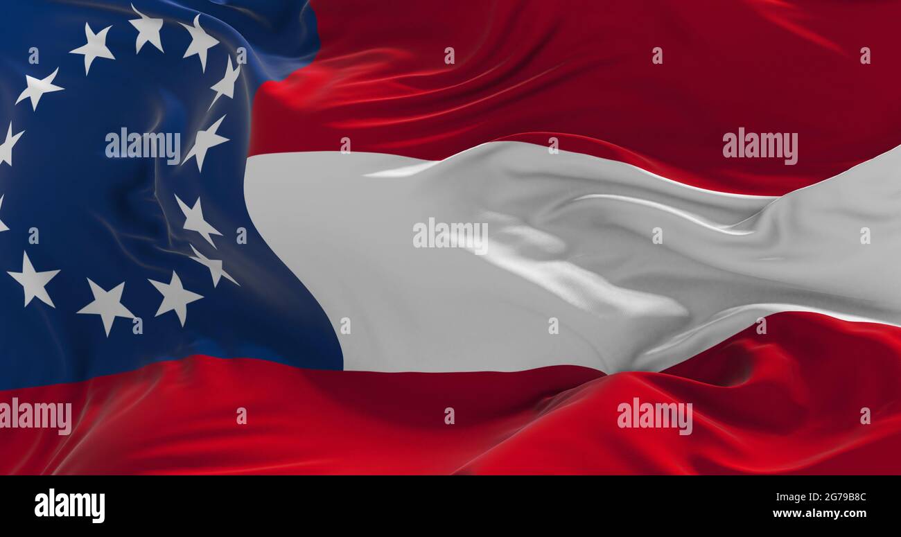 Confederate national flag 1863 hi-res stock photography and images - Alamy