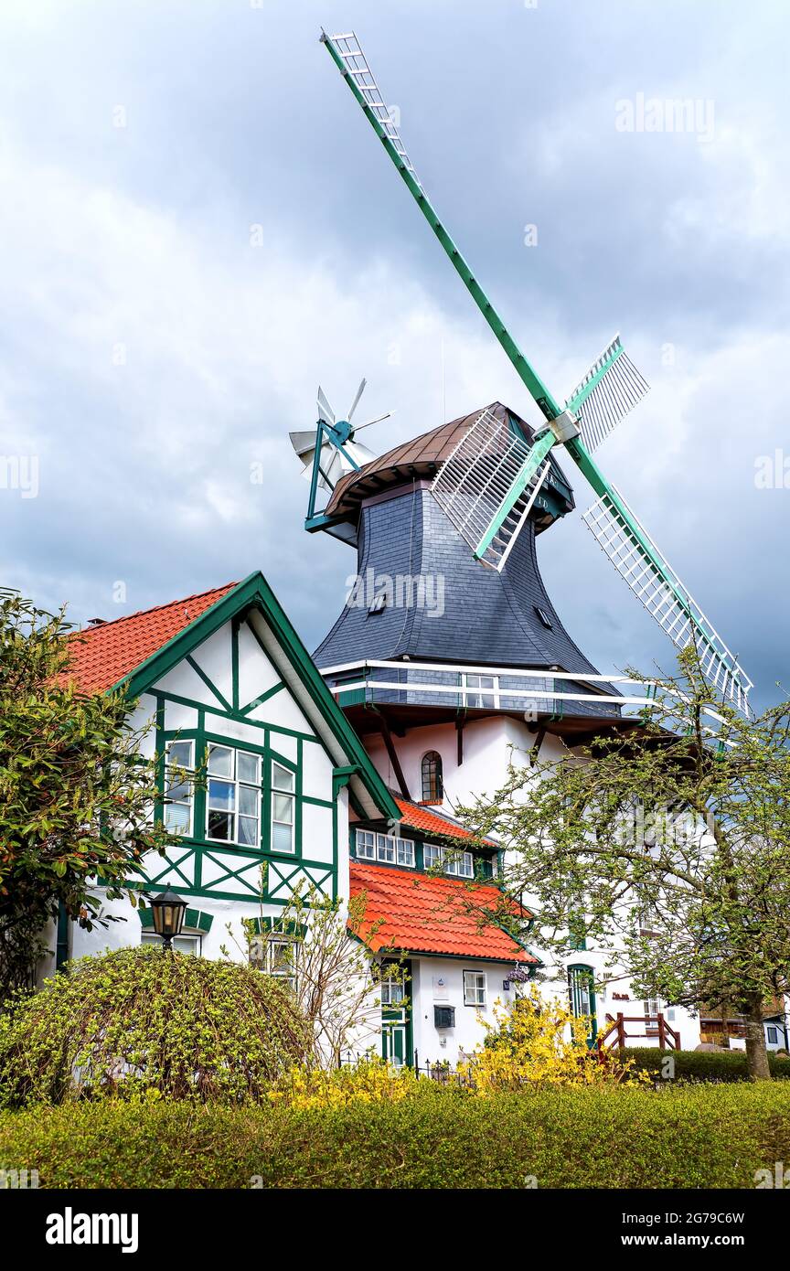 The Anna mill and the local history museum in Rieseby Stock Photo - Alamy