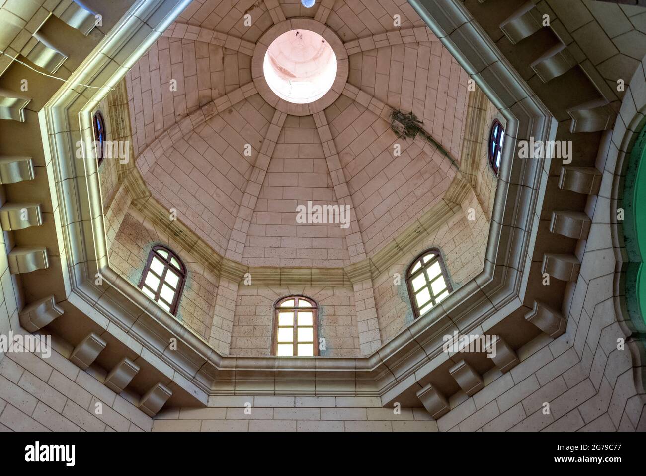 Colonial cupola inside the catholic Saint Joseph Church, Holguin, Cuba ...