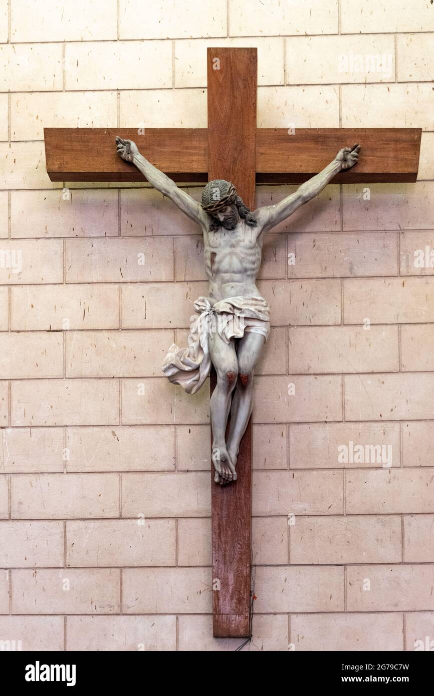 Crucified Jesus Christ, Church of Saint Joseph, Holguin, Cuba, Nov ...