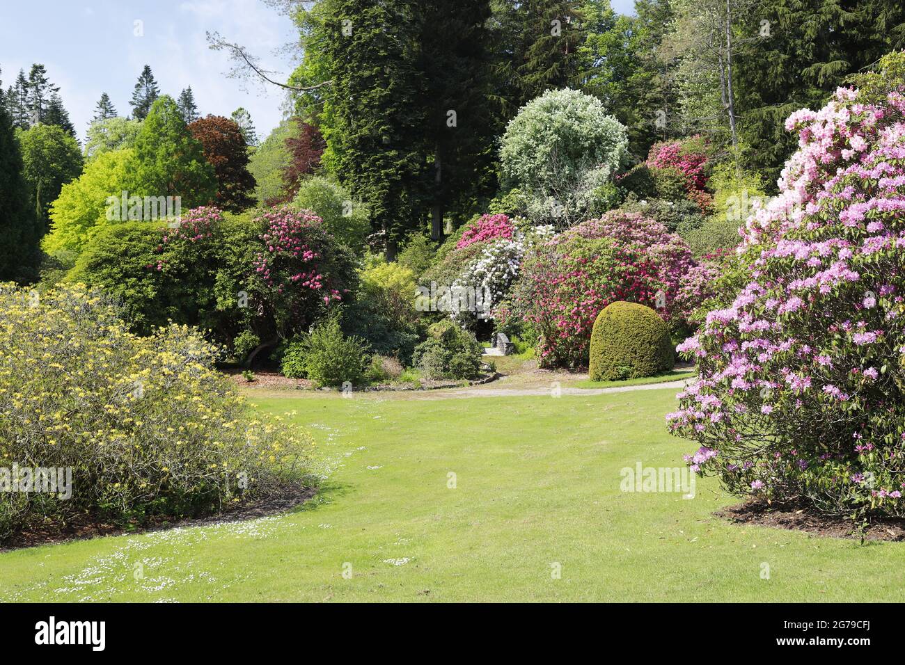 Graythwaite Hall, Nr Hawkshead, English Lake District Stock Photo - Alamy