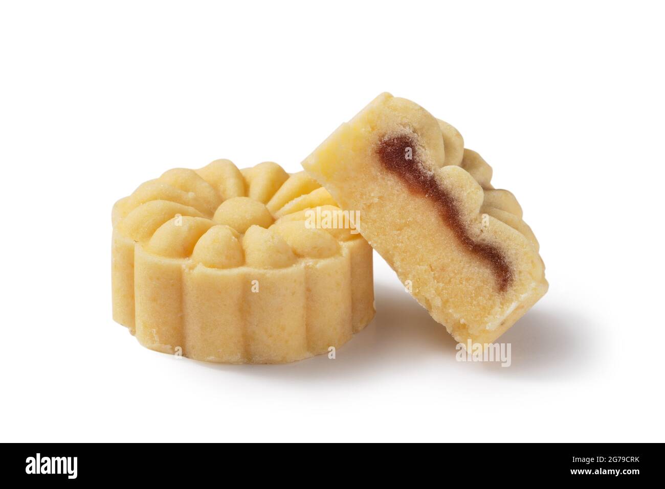 Delicious mung bean moon cake mooncake pastry for Mid-Autumn Festival ...