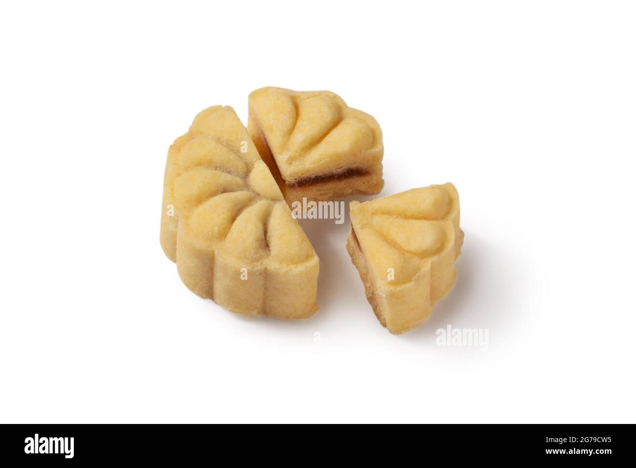 Delicious mung bean moon cake mooncake pastry for Mid-Autumn Festival ...