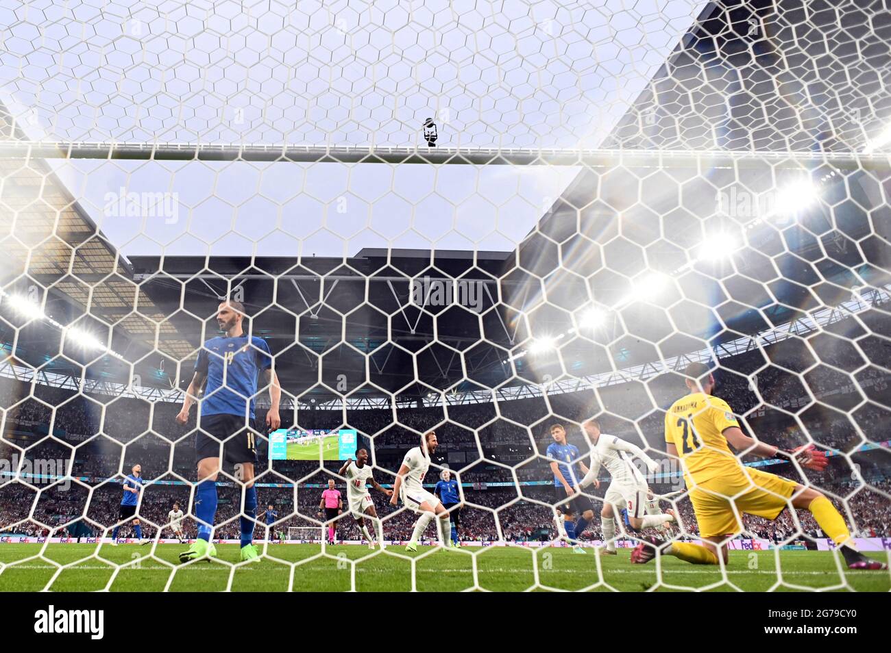 Euro 2020 final luke shaw hi-res stock photography and images - Alamy