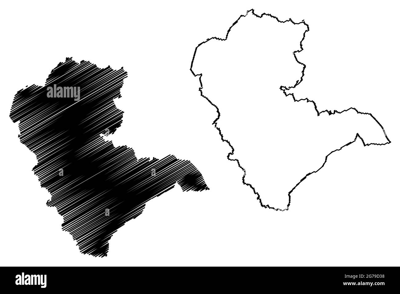 Gutersloh district (Federal Republic of Germany, State of North Rhine ...