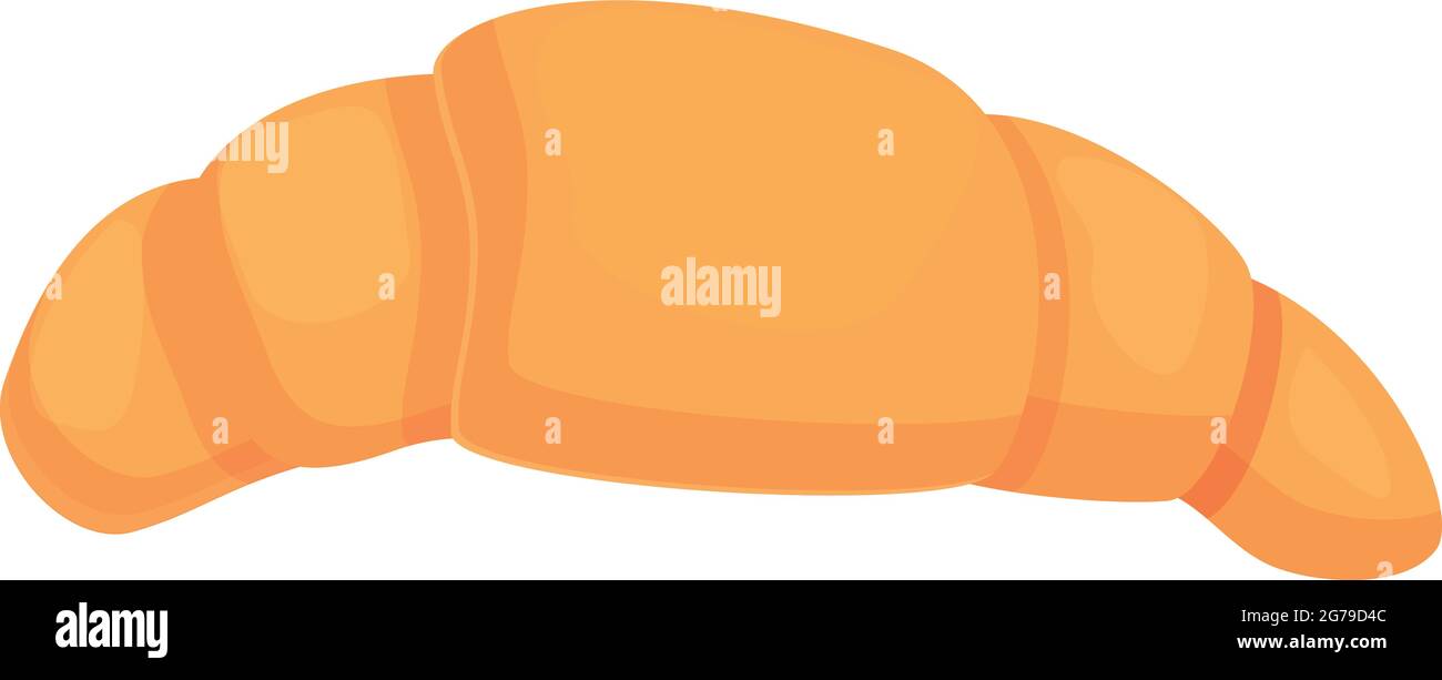 Croissant icon cartoon vector. Bread breakfast. French bakery croissant ...