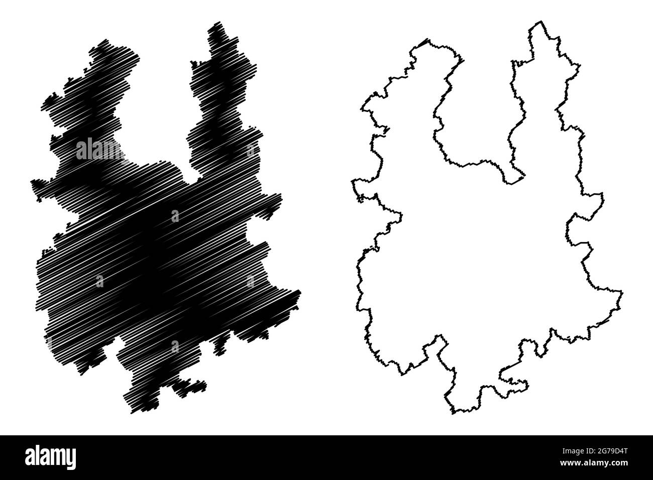 Free State Map Clipart