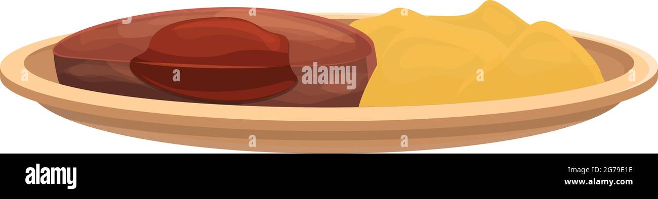 German dish icon cartoon vector. Top food. Cooking german dish Stock ...