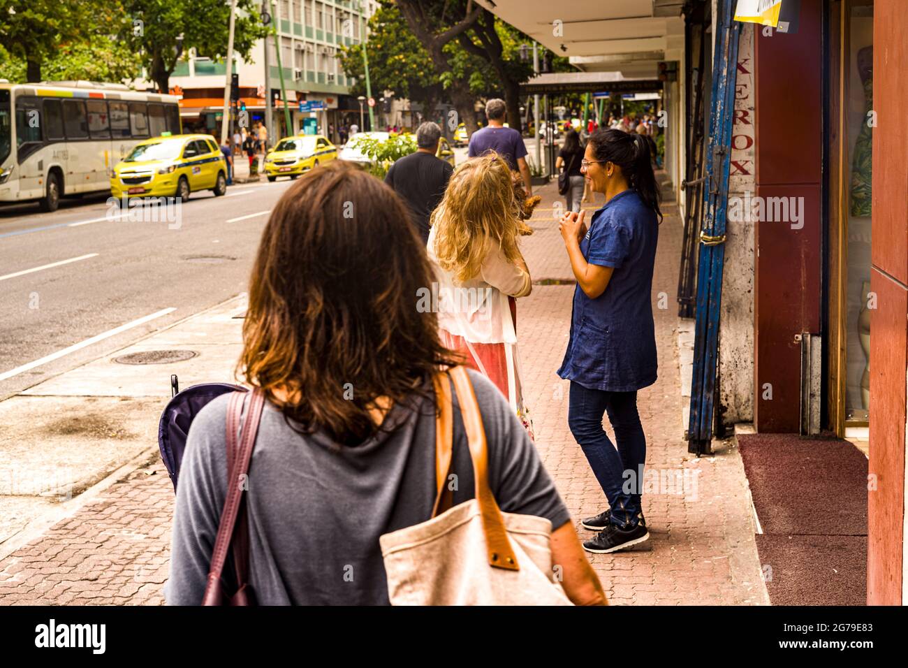 On the streets in Leblon, Rio de Janeiro, Brazil Stock Photo - Alamy