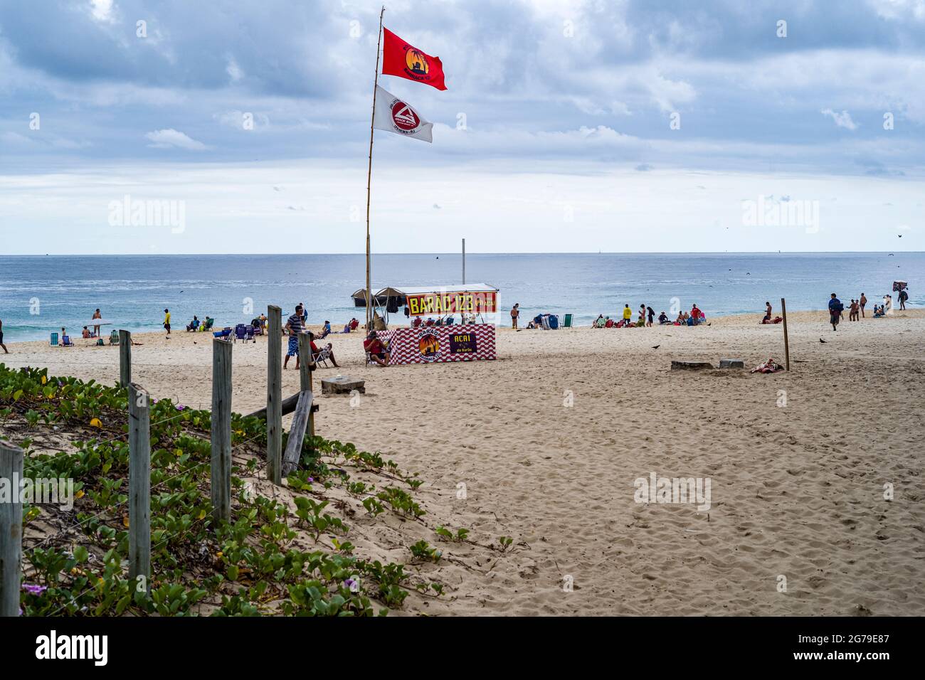 Beach of Leblon, Rio de Janeiro, Brazil Stock Photo - Alamy