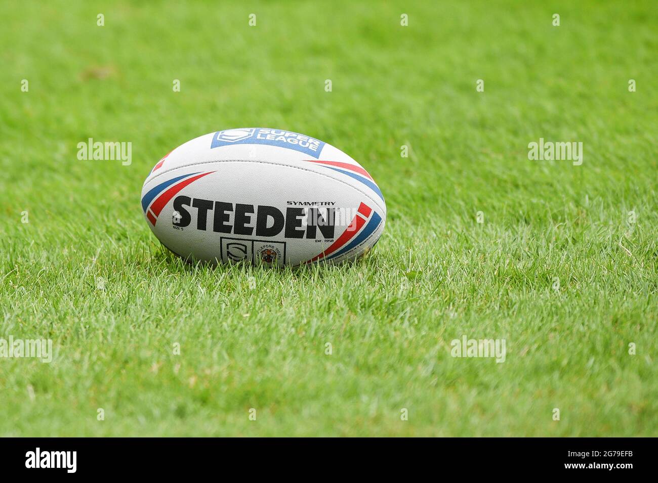 Castleford, England - 11 July 2021 - Castleford Tigers match ball ...