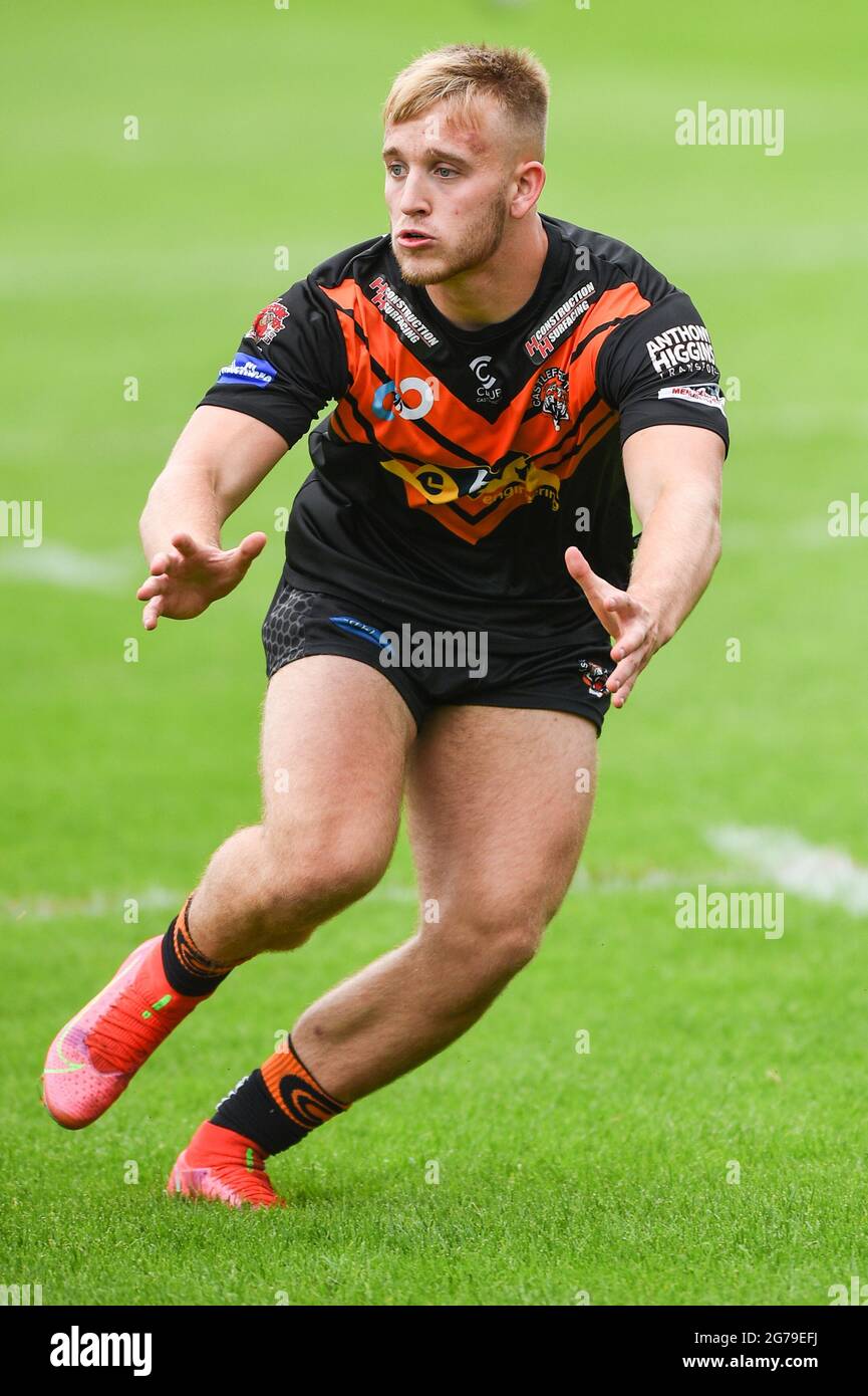 Castleford, England - 11 July 2021 - Jack Sadler of Castleford Tigers ...