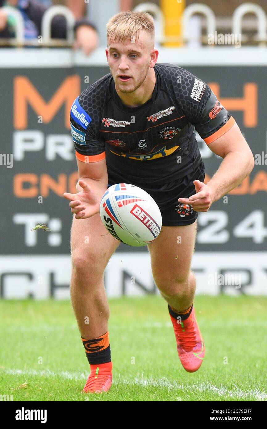 Castleford, England - 11 July 2021 - Jack Sadler of Castleford Tigers ...