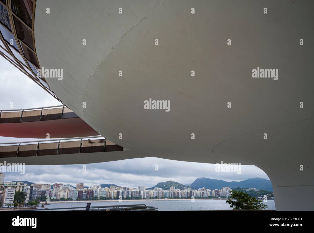 MAC Niteroi. Museum of Contemporary Art of Niteroi. Architect Oscar ...