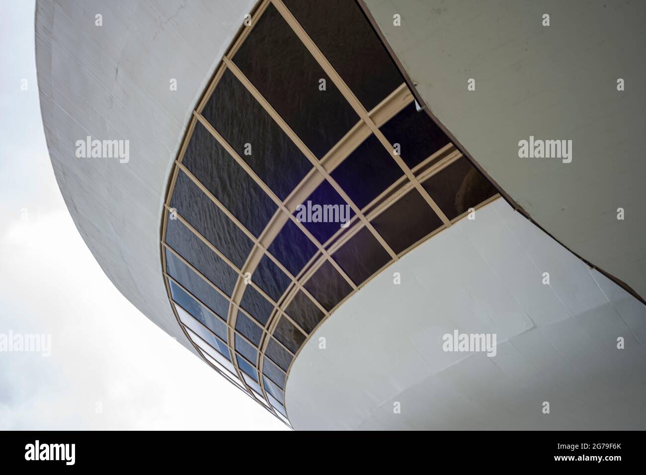 MAC Niteroi. Museum of Contemporary Art of Niteroi. Architect Oscar ...