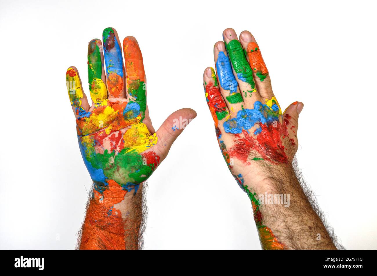 Painted in human body hi-res stock photography and images - Alamy