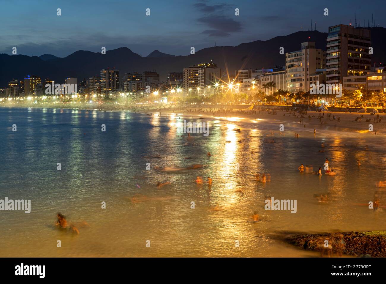 Rio Beach Night