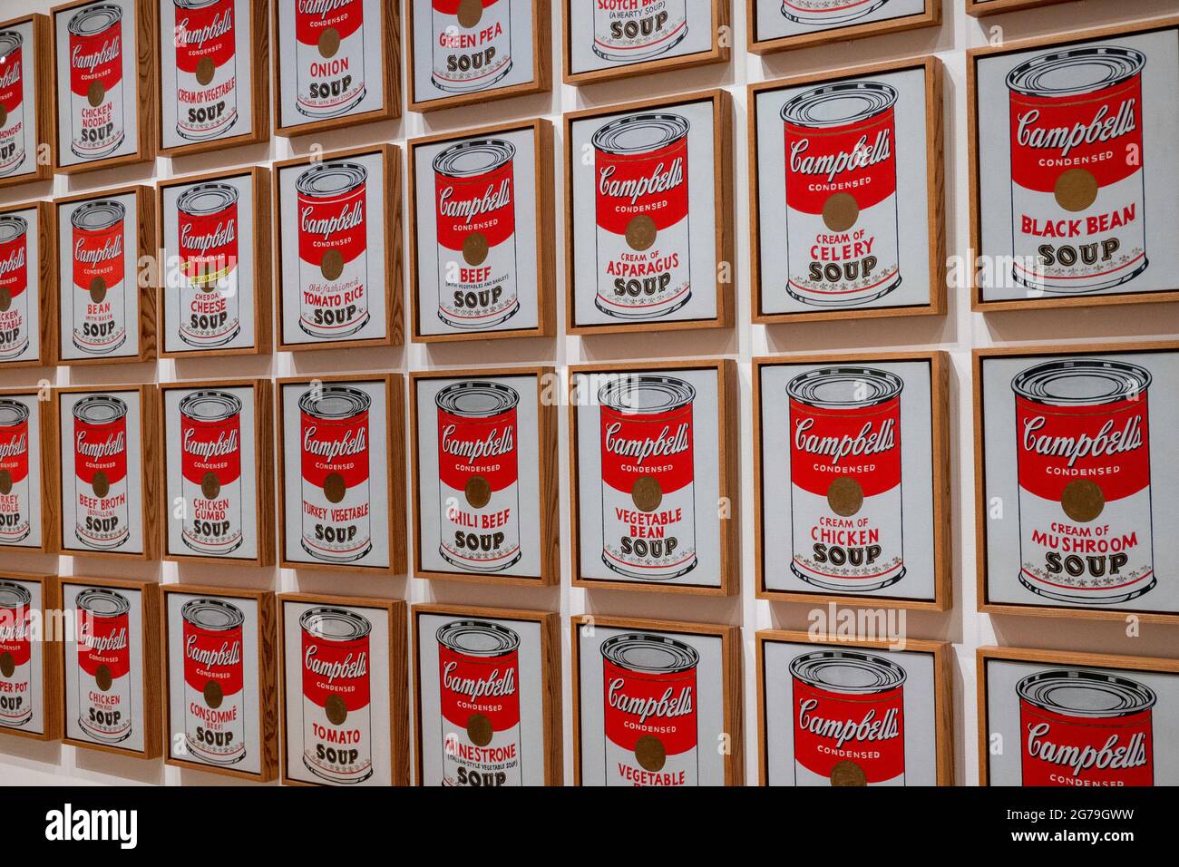 Andy Warhol Soup Cans Pop Art