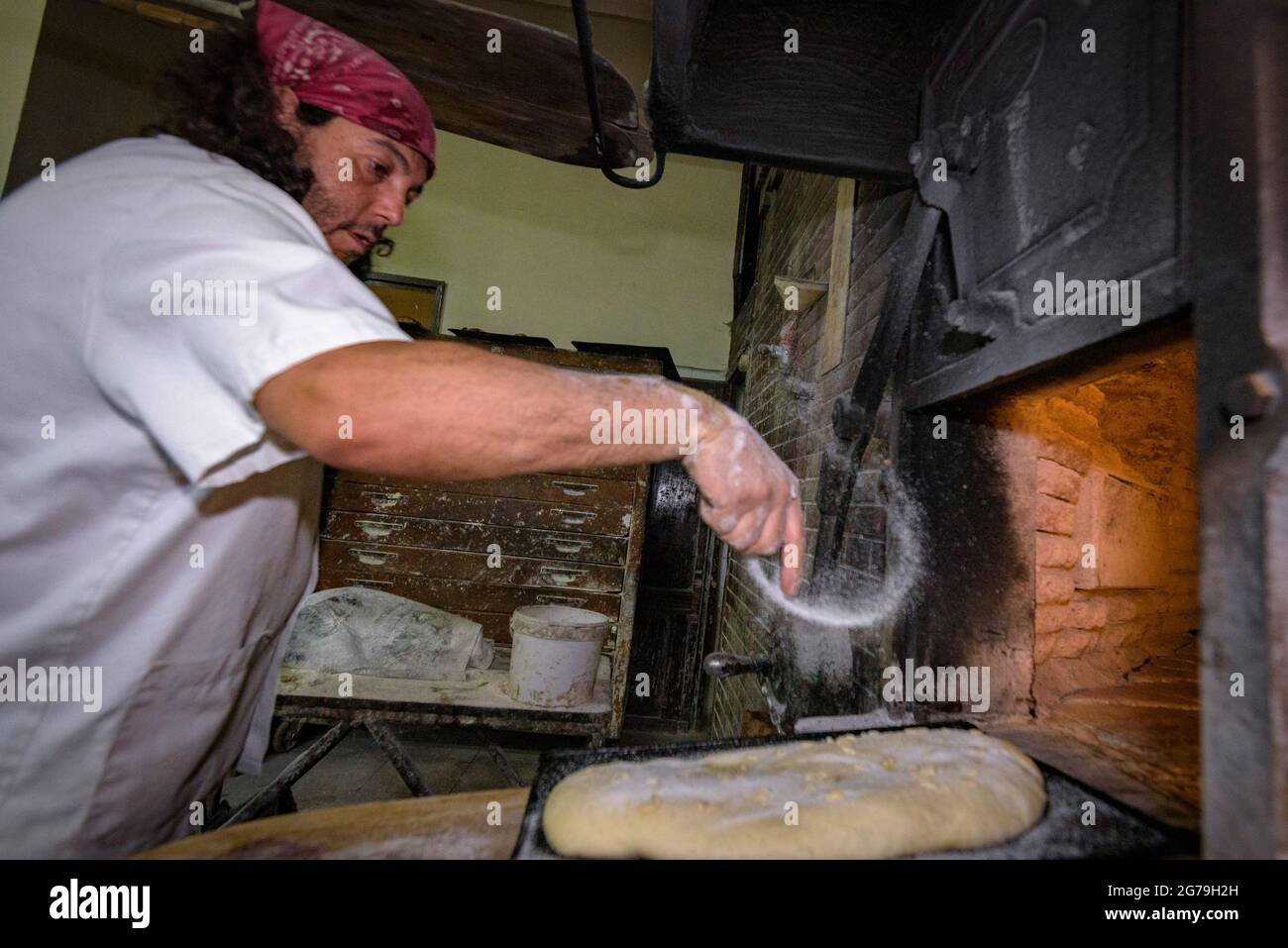 Cal Pujals bakery in Sant Boi de Lluçanès, one of the few bakeries with ...