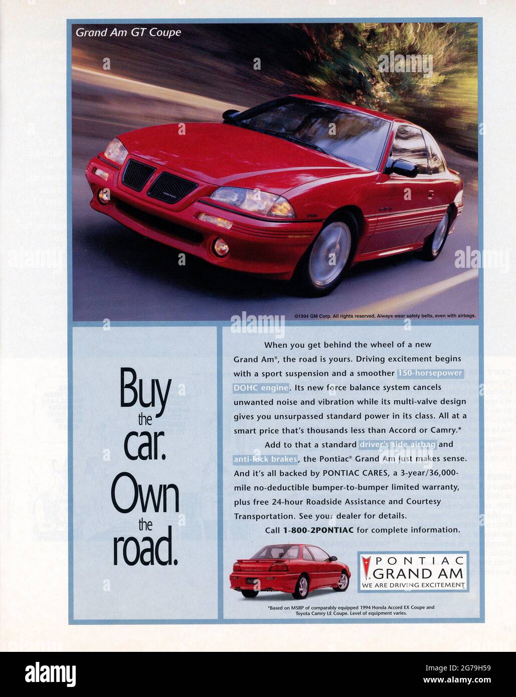 Full Page Advertisement from Life Magazine, January 1995 Issue, the ...