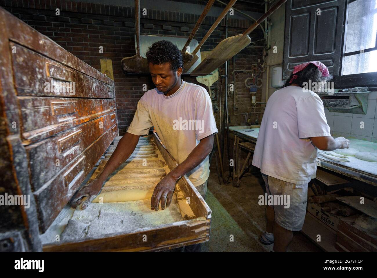 Forn de pa cal pujals de sant boi de llucanes hi-res stock photography ...