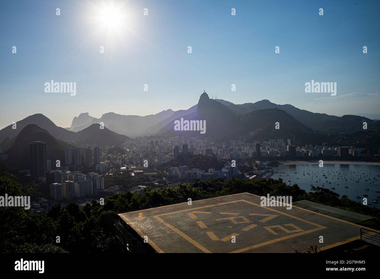 Sugar Loaf Mountain Cable Car Station at Urca Hill - Rio de Janeiro ...