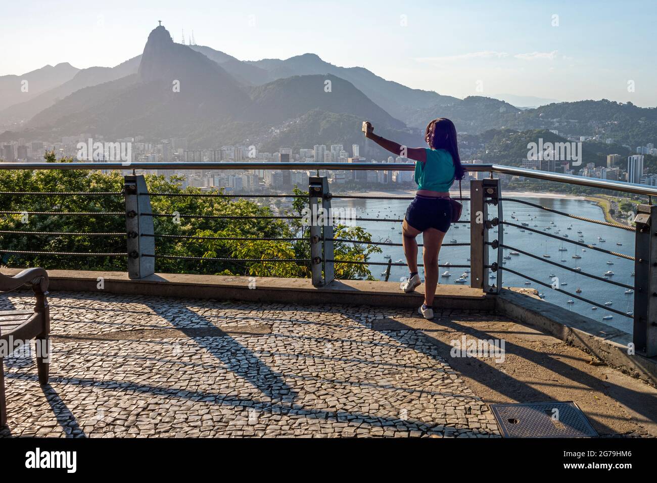 Sugar Loaf Mountain Cable Car Station at Urca Hill - Rio de Janeiro ...