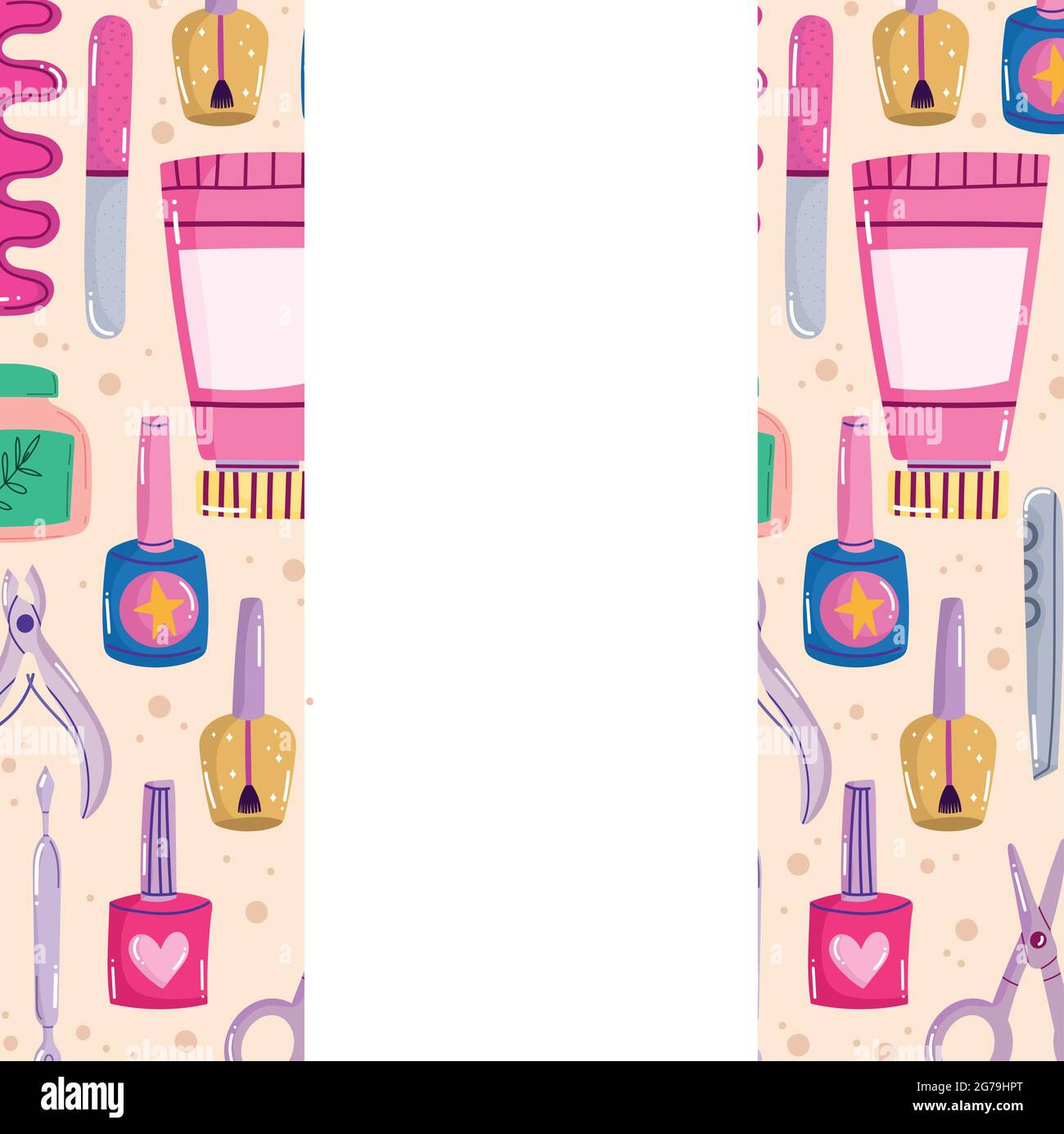 Manicure nippers nail scissors Stock Vector Images - Alamy