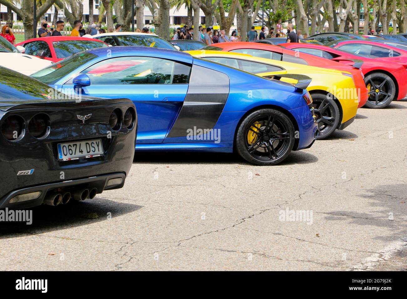 Supercars rear view hi-res stock photography and images - Alamy