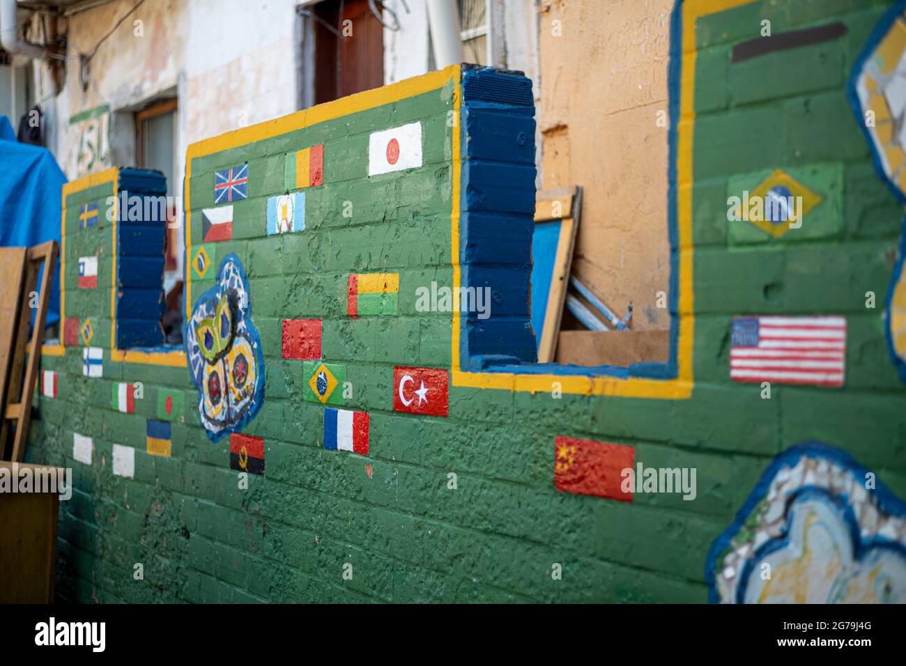 Inside the Favela Villa Canoas in Rio de Janeiro, Brazil Stock Photo ...