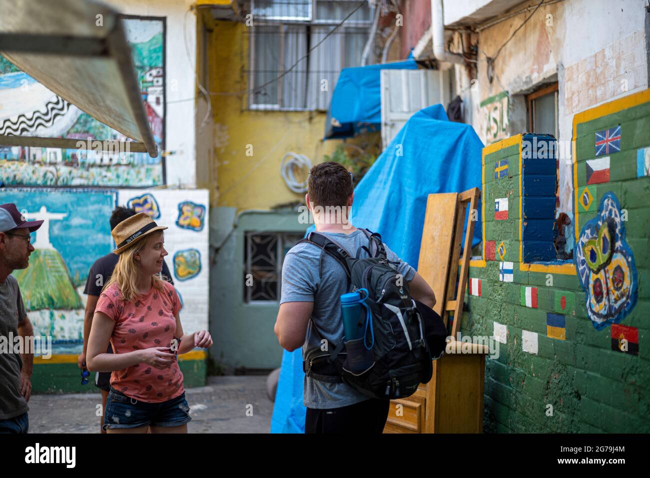 Inside the Favela Villa Canoas in Rio de Janeiro, Brazil Stock Photo ...
