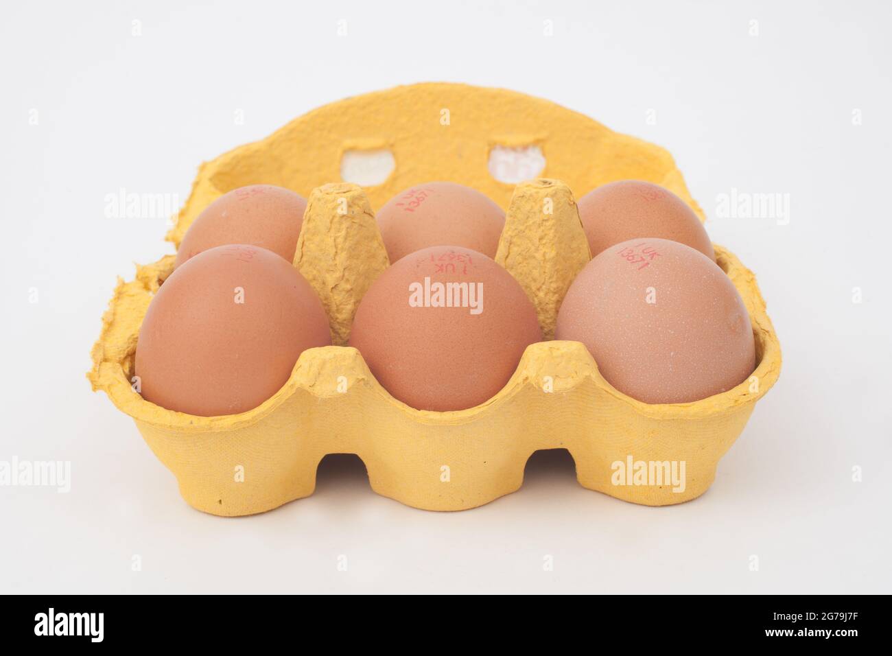 Carton Of Six Eggs High Resolution Stock Photography and Images - Alamy