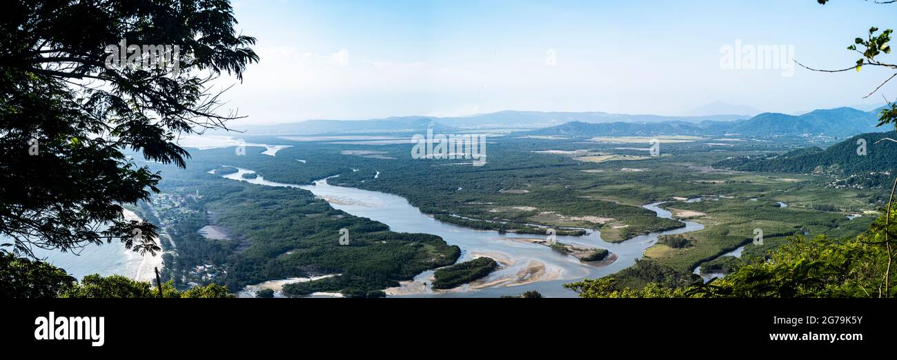 maringaia restinga seen from the top of the telegraph stone in ...