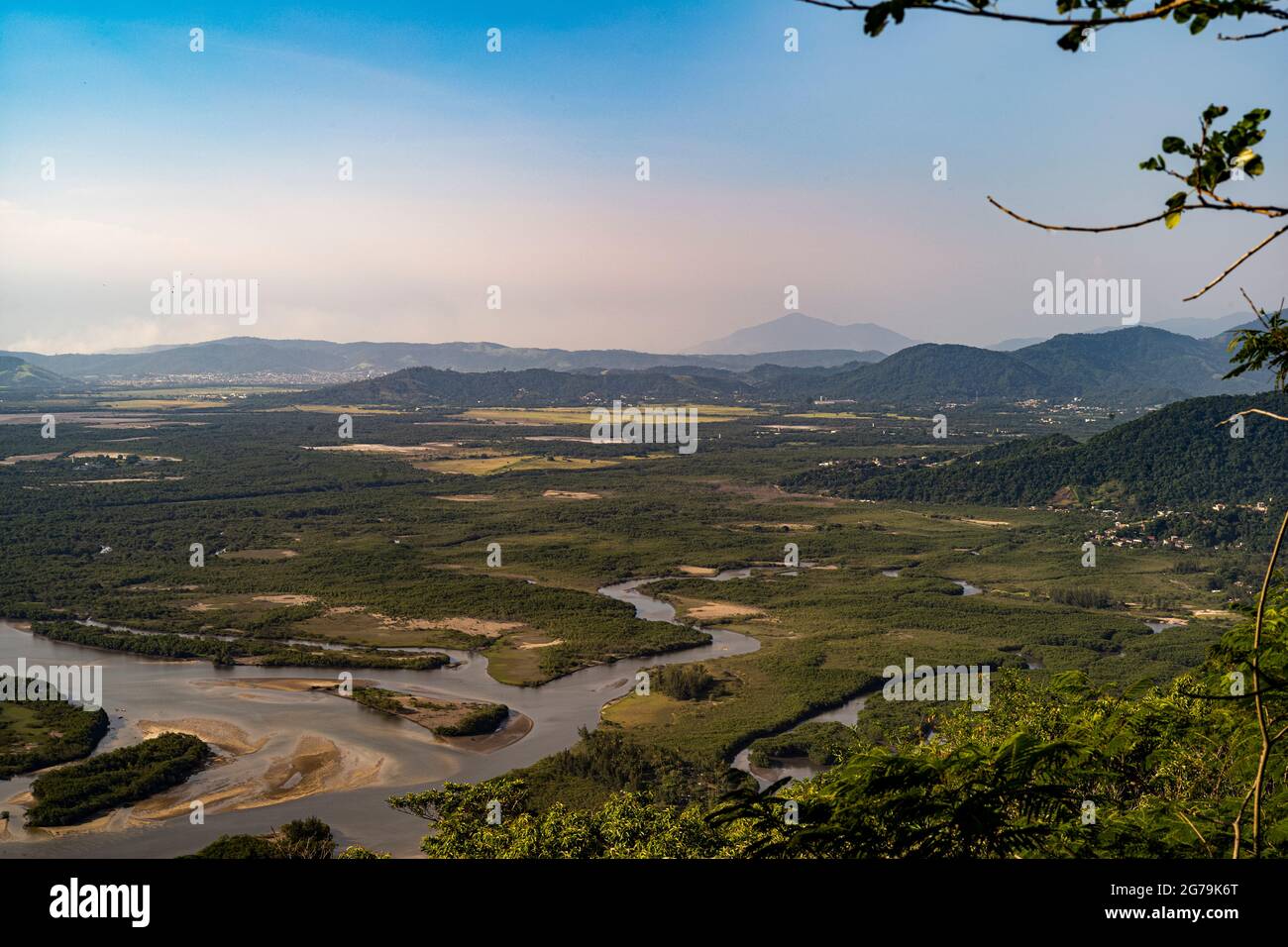 maringaia restinga seen from the top of the telegraph stone in ...