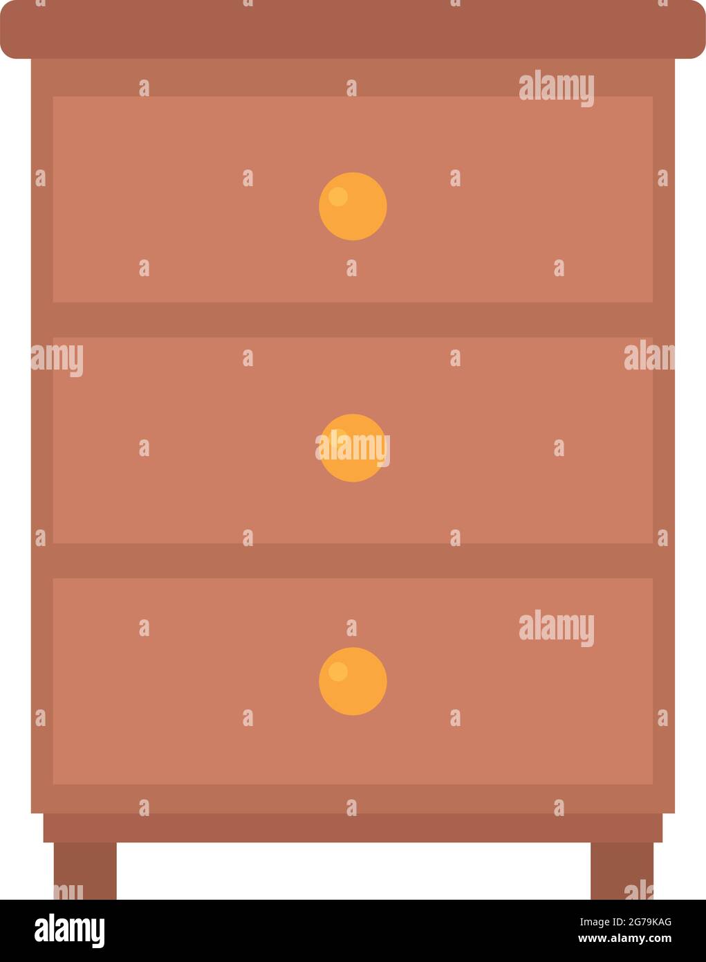 wooden drawers on white background Stock Vector Image & Art - Alamy