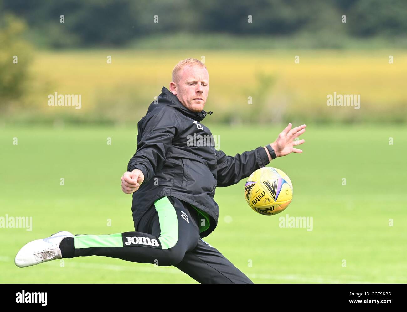 Tranent, Ormiston, East Lothian.Scotland. UK .12th July 21 Goalkeeping ...