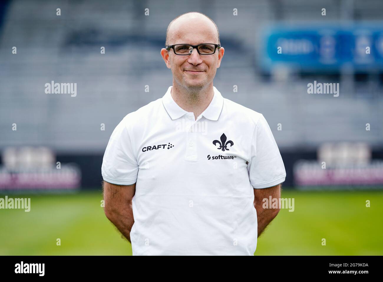 Darmstadt, Germany. 12th July, 2021. Team doctor Alexander Lesch at the ...