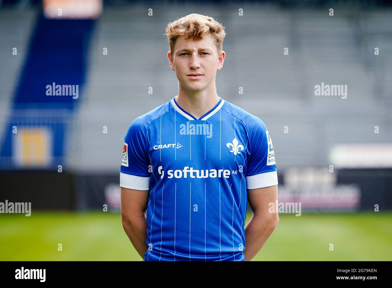 Darmstadt, Germany. 12th July, 2021. Darmstadt's Clemens Riedel at the ...