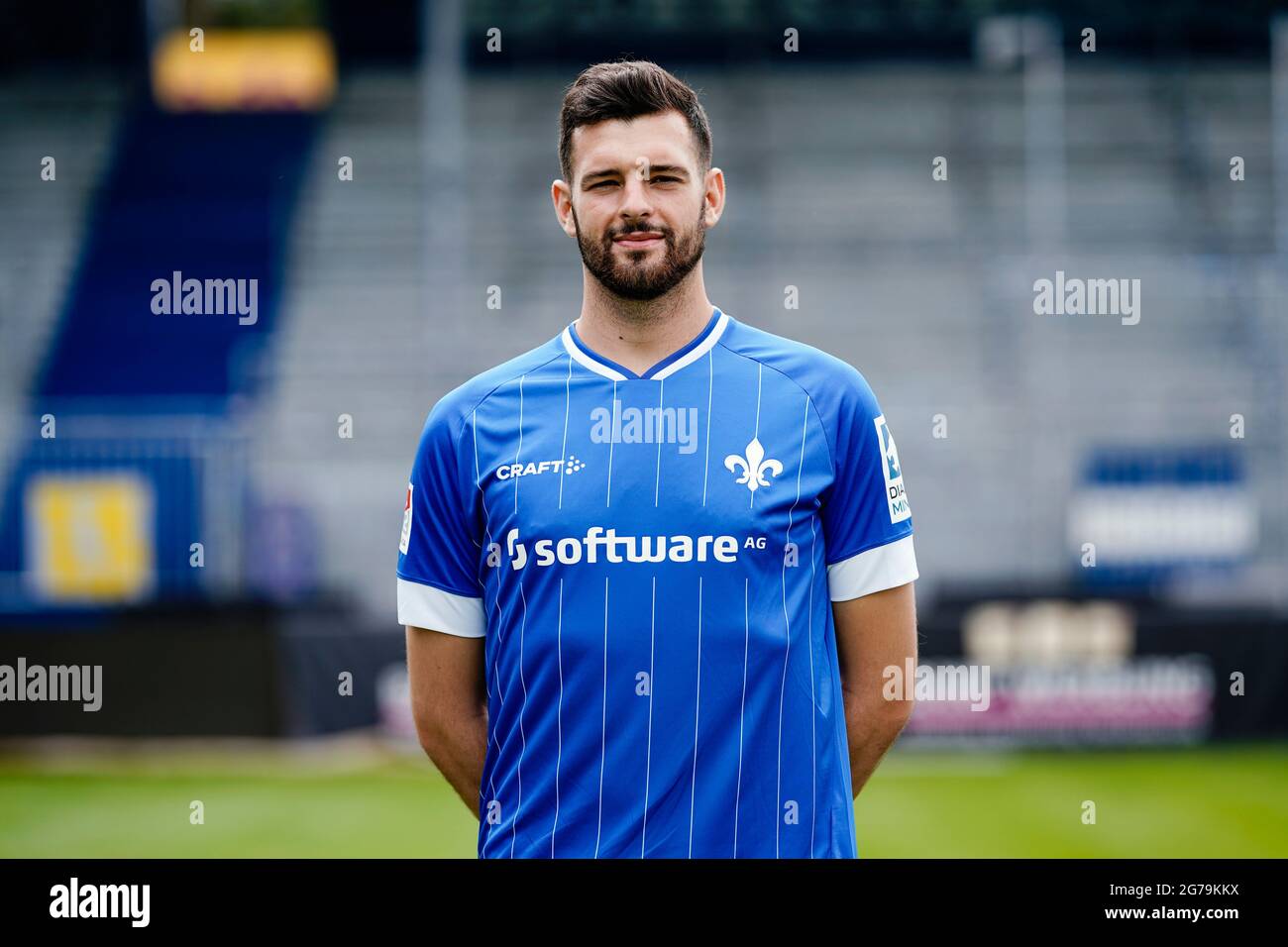 Darmstadt, Germany. 12th July, 2021. Darmstadt's Luca Pfeiffer at the ...