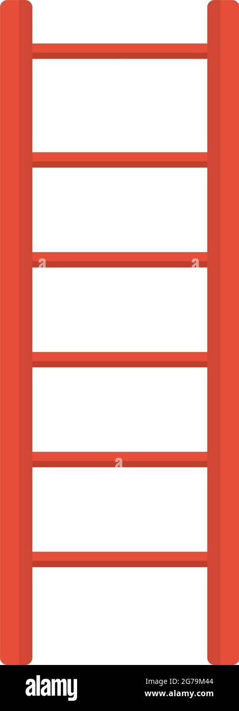 red ladder icon on white background Stock Vector Image & Art - Alamy
