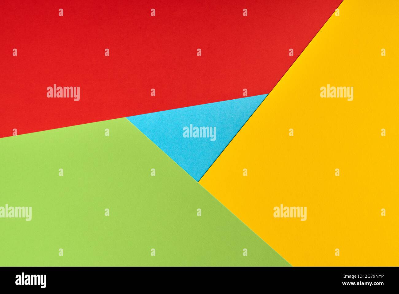 Popular browser logo from paper. Red, yellow, green and blue colors ...