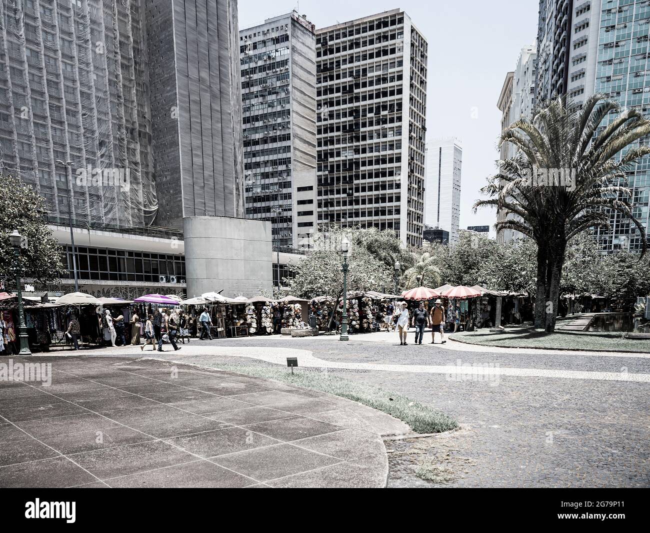 Downtown in Rio de Janeiro, Brazil Stock Photo - Alamy