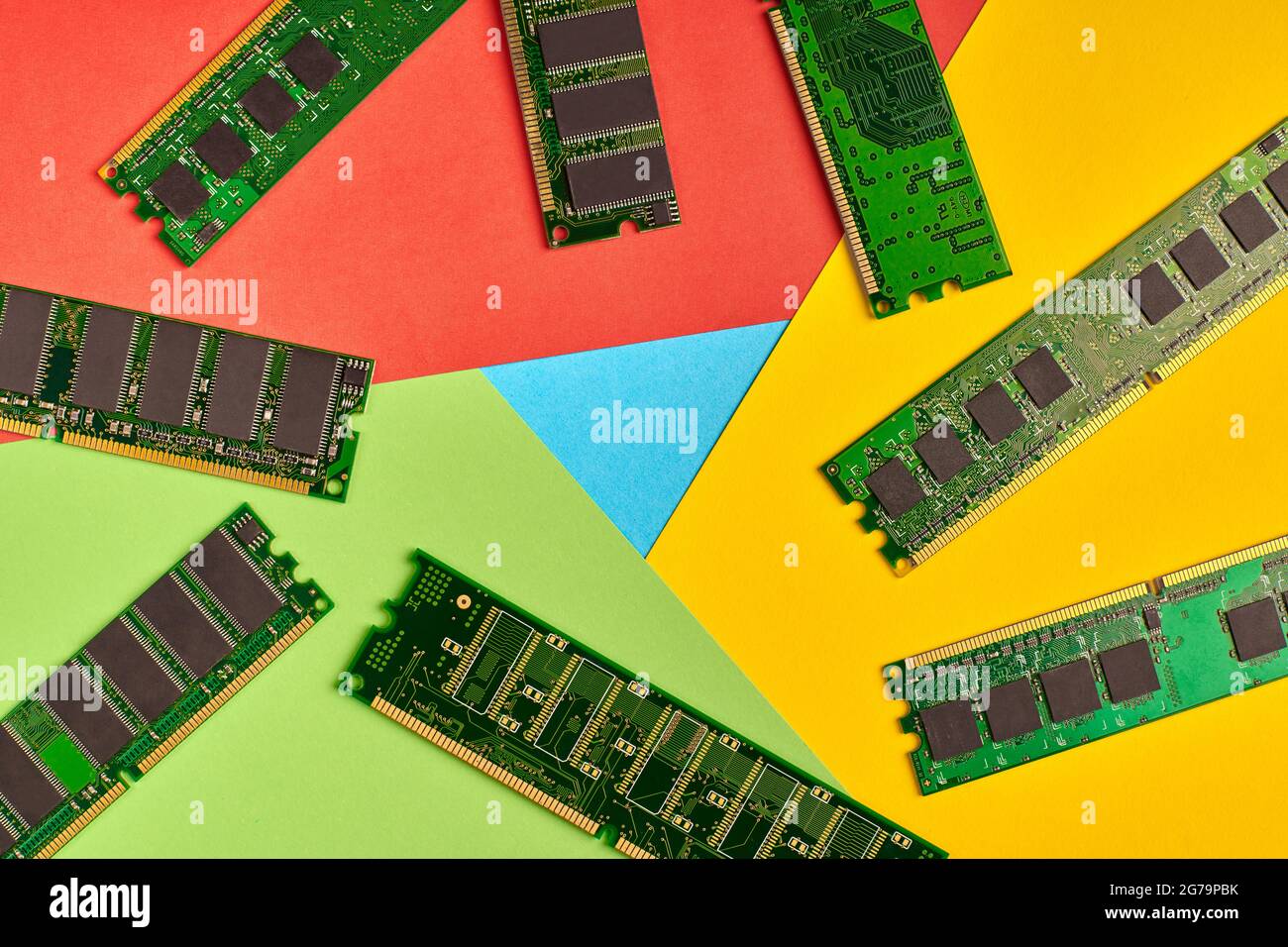 Popular browser logo from paper. High memory usage. Red, yellow, green ...