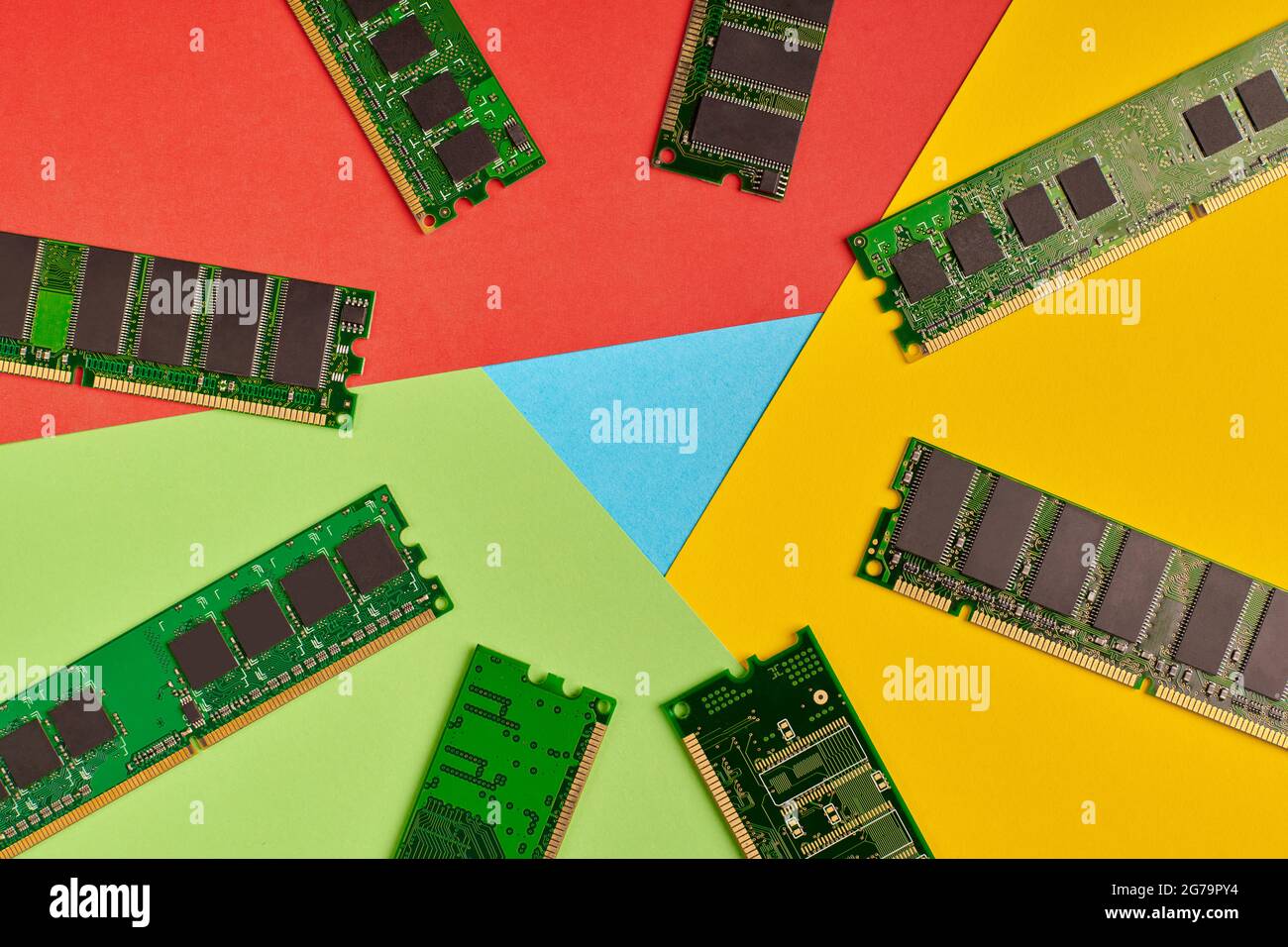 Popular browser logo from paper. High memory usage. Red, yellow, green ...