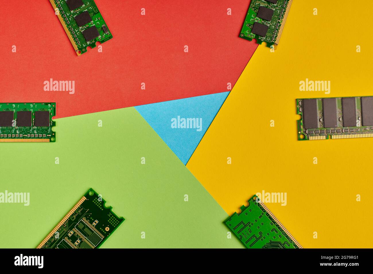 Popular browser logo from paper. High memory usage. Red, yellow, green ...