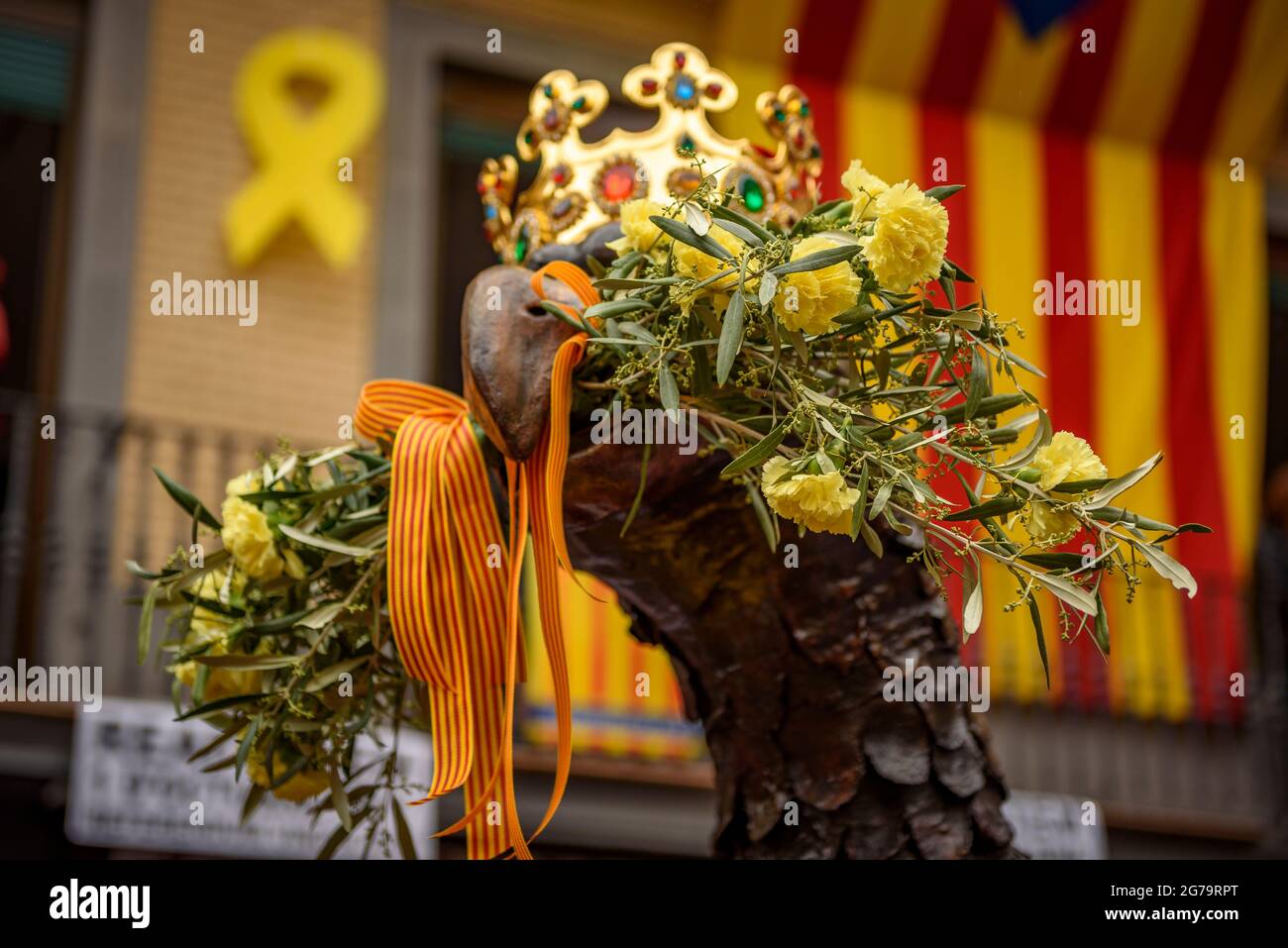 L'Àliga (the Eagle) in the Patum de Berga festival, UNESCO World ...