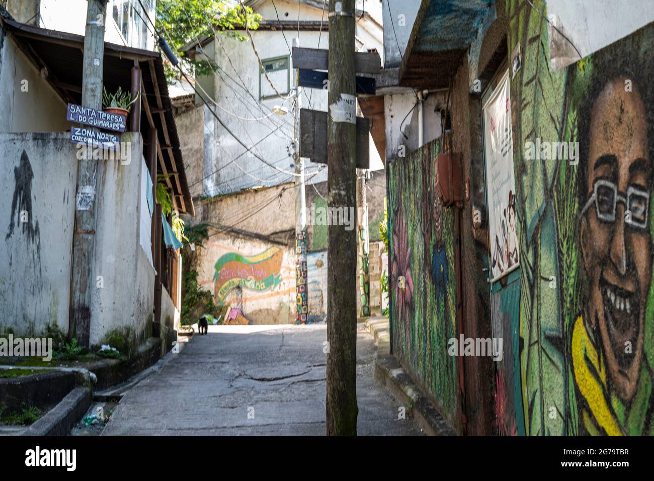 The Entrance of the Favela Favelinha in Rio de Janeiro Stock Photo - Alamy