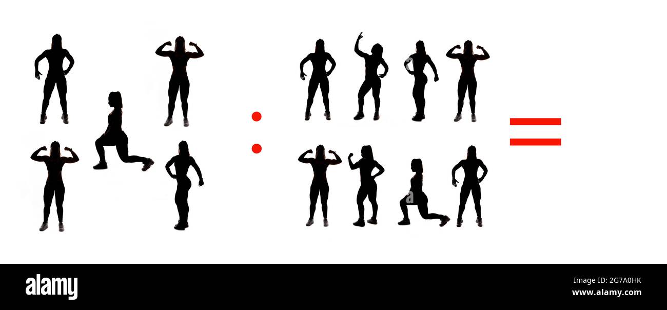 Simple mathematical computation with objects and people; arithmetic ...