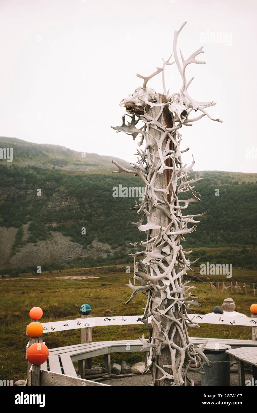 Sculpture made of antlers hi-res stock photography and images - Alamy