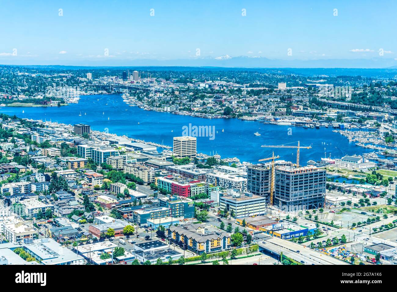 Scenic Lake Union in Seattle, Washington Stock Photo - Alamy